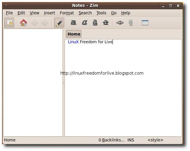 Zim Wiki nel nostro Pc 0.45 su Ubuntu e Debian - Linux Freedom